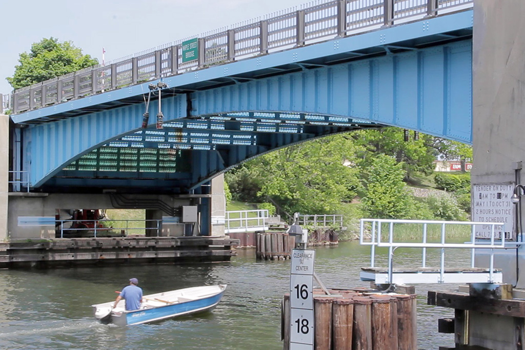 Maple Street Bridge - Manistee County Tourism - Manistee, Michigan